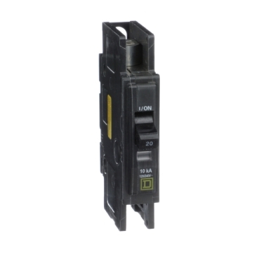 QOUR120HMB - Mini circuit breaker, QOU, 20A, 1 pole, 120/240 VAC, 10kA ...