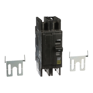 QOUR230 - Mini circuit breaker, QOU, 30A, 2 pole, 120/240 VAC, 10kA ...