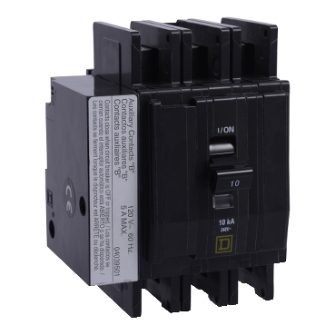 QOUR3301201 - Mini circuit breaker, QOU, 30A, 3 pole, 240 VAC, 10kA ...