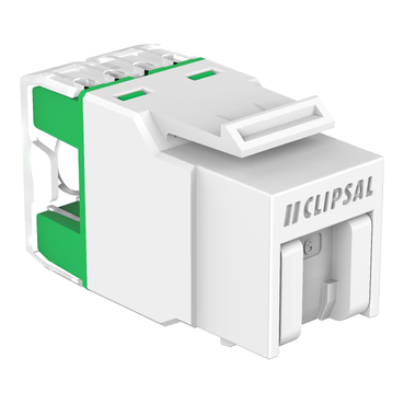RJ45SMA6SHC-WE - Actassi S-110 Modular Jack R45 Keystone Unshielded ...