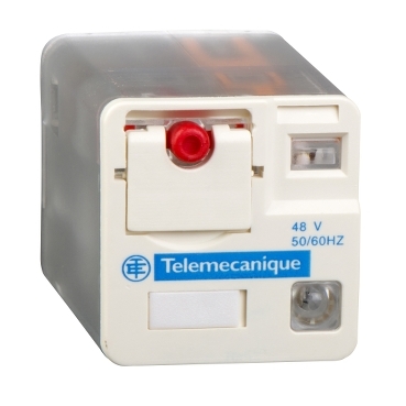 RUMF2AB1E7 - universal plug-in relay - HARMONY RUM - 2 C/O - 48 V AC ...