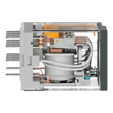 RXM4LB2P7 - miniature plug-in relay - Harmony RXM2L - 4 C/O - 230 V AC - 3 A - with LED ...