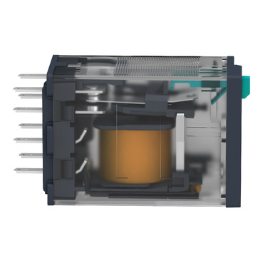 RXM2AB2BD - Miniature Plug-in relay - Zelio RXM 2 C/O 24 V DC 12 A with ...