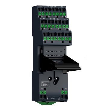 RXZE14P - push in socket with clamp, Harmony Electromechanical Relays ...