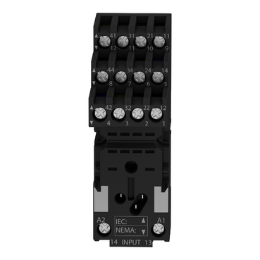 RXZE2S114M - toma para relé miniatura - Zelio RXZ - con contactos ...