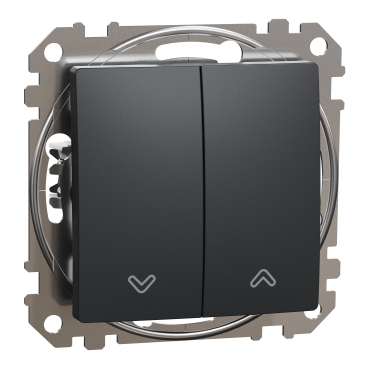 SDD114104 - Switch, Sedna Design & Elements, 10AX, 250V, anthracite ...