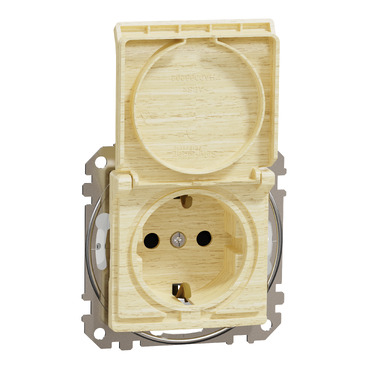 SDD280023 - Socket-outlet, Sedna Design & Elements, 16A, 250V, side ...