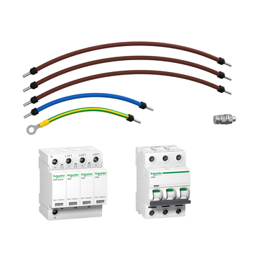 SEA9BLKITT2 - Surge protection device kit, Acti9 Isobar P, 3P ...