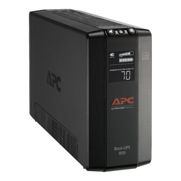 APC Back-UPS 850, Compact Tower, 850VA, 120V, AVR, LCD, 8 NEMA outlets ...