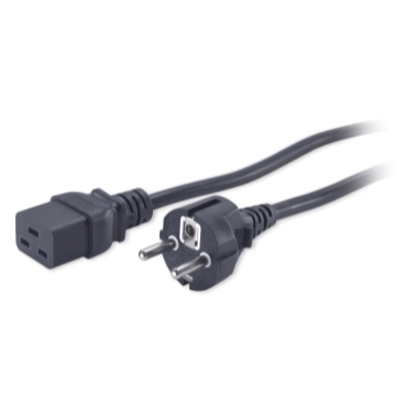 AP9875 - Power Cord, C19 to CEE/7 Schuko, 2.5m | Schneider Electric ...