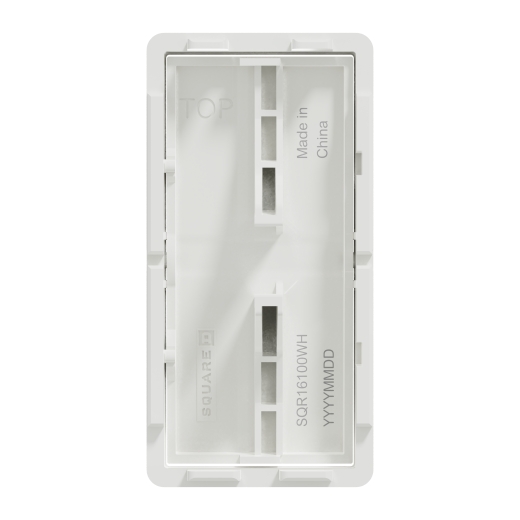 X Series Universal Switch Module Rocker Cover Plate Matte White 10 Pack