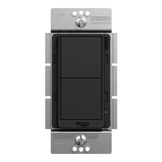 X Series 15A 600W Single Pole/3 Way Rocker Dimmer Back Wire Clamps ...