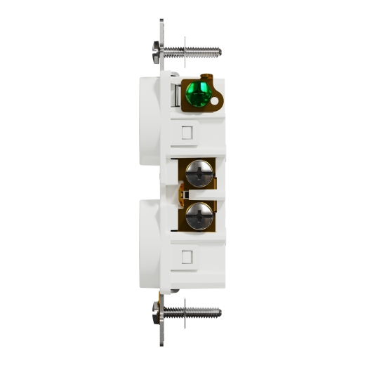 Socket-outlet, X Series, 15A, standard, duplex, tamper resistant ...