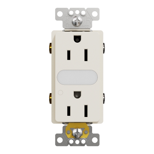 X Series 15A 125V Tamper Resistant Lighted Duplex Decorator Receptacle ...