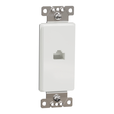 SQR87601WH - Data socket, X Series, RJ45, Cat 6, UPT, white, matte ...