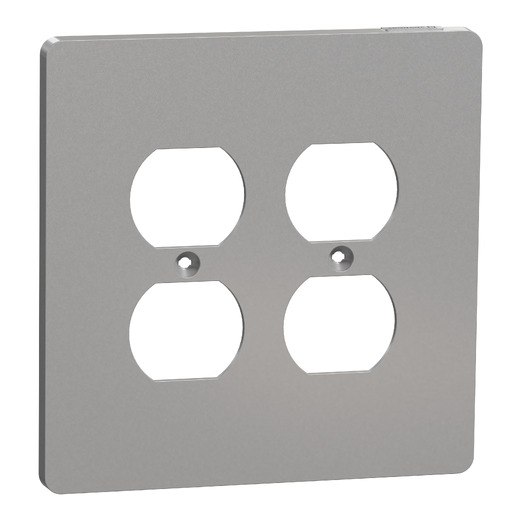 Cover frame, X Series, for 2 duplex socket-outlet, 2 gangs, screw fixed ...