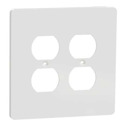 Cover frame, X Series, for 2 duplex socket-outlet, 2 gangs, screw fixed ...
