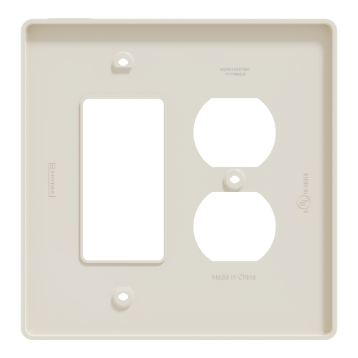 Cover frame, X Series, for duplex/decorator socket-outlet, 2 gangs ...
