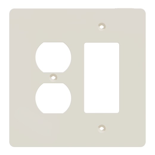 Cover frame, X Series, for duplex/decorator socket-outlet, 2 gangs ...