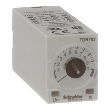 TDR782XDXA-110A - Time delay relay, Harmony SE Relays, 4PDT, 100ms to ...