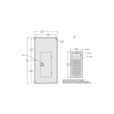 QOC30UC - LOADCENTRE QO COVER CSA LISTED | Schneider Electric Canada