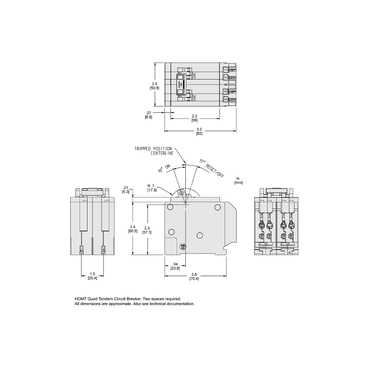 Homeline Tandem Circuit Breaker Siemens 15 Amp Arc Fault Breaker Square ...