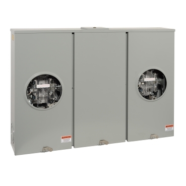 UGT2H42353T - HORIZONTAL METER SOCKET 2 GANG 200A 1PH HO | Schneider ...