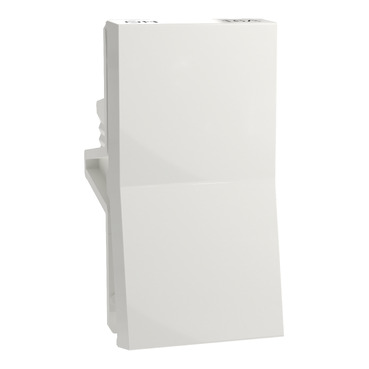 UNS161SW1M_WE - Switch, Unica Pure, 1-pole 1-way, 16AX, 1 module ...