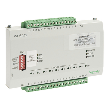 VAM12LSE - Arc flash current detection IO, VAM12L, 10 sensors, 3 trip ...