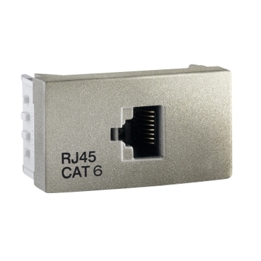 WDA54445 - TOMA COMPUTACION P/REDES RJ45 CAT.6 ALUM | Schneider ...