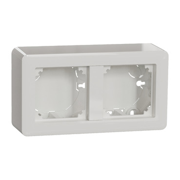 WDE015762 - Dosa, Exxact, Primo, 2-fack, 47mm, utanpåliggande, med ram ...