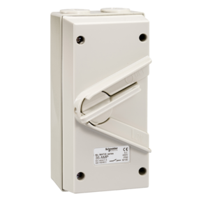 WHT35_GY - 35A 440V Wheatherproof Surface Mount Triple Pole Isolating Switch IP66 | Schneider ...