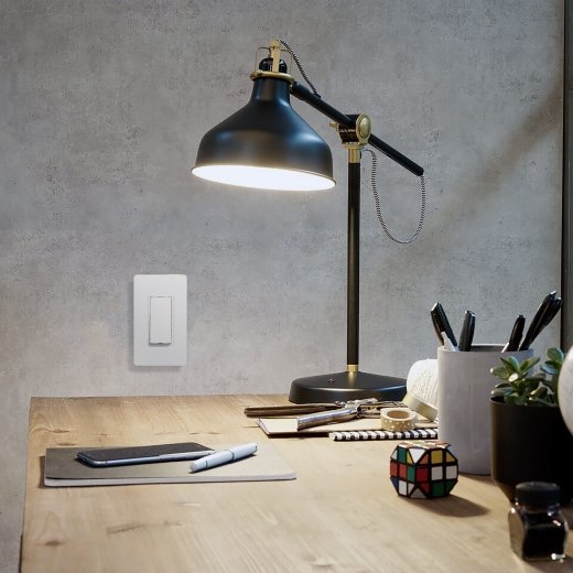 X Series Universal Switch Module Rocker Cover Plate Matte White