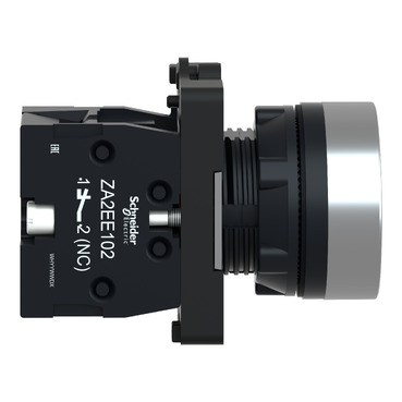 XA2EA42 - Complete push button, Easy Harmony XA2, plastic, flush, red, 22mm, spring return ...