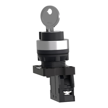 XA2EG21 - key selector switch - Ø22 - 2 positions - stay put - 1NO ...