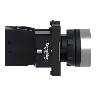 XA2EH031 - Complete push button, Easy Harmony XA2, plastic, flush, green, 22mm, push push ...