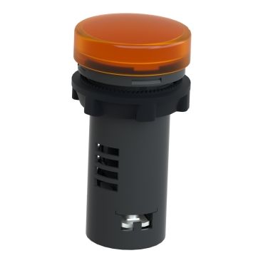 XA2EVM5LC - round pilot light Ø 22 - orange - integral LED - 220 V AC ...