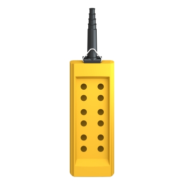XACB12 - Empty pendant control station, Harmony XAC, plastic, yellow ...