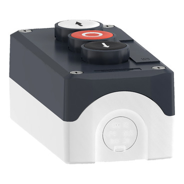 XALD324 - CAJA 3 PULS,BLANCO-ROJO-NEGRO I-O-I | Schneider Electric México