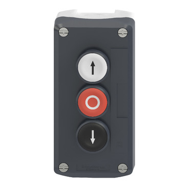 XALD324 - CAJA 3 PULS,BLANCO-ROJO-NEGRO I-O-I | Schneider Electric México