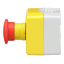 XALK178 - Harmony XALD, XALK, Control station, plastic, yellow lid, 1 ...