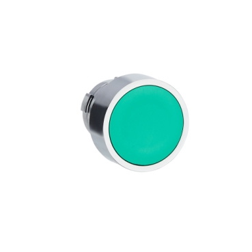 ZB2BA3C - Head for non illuminated push button, Easy Harmony XB2, metal, flush, green, 22mm ...