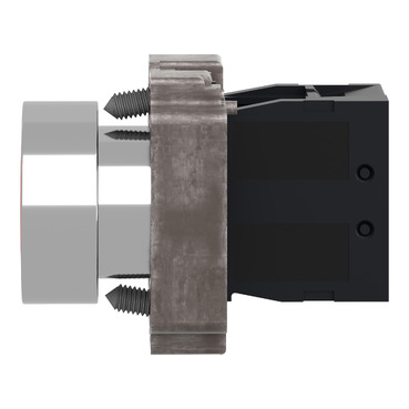 XB2BA42C - Complete push button, Easy Harmony XB2, metal, flush, red ...