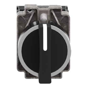 XB2BD33C - Complete selector switch, Easy Harmony XB2, metal, black ...