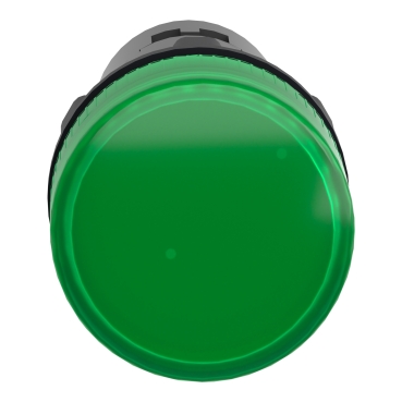 XB2BVB3LC - Monolithic pilot light, Easy Harmony XB2, plastic, green ...