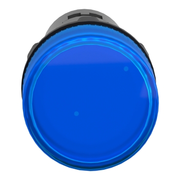 XB2BVM6LC - Monolithic pilot light, Easy Harmony XB2, plastic, blue ...