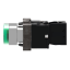 XB2BW33B1C - Illuminated push button, Easy Harmony XB2, metal, flush, green, 22mm, spring return ...