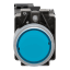 XB2BW36B1C - AC/DC 24V 平头带灯按钮，蓝色，Ø22 ，弹簧复位 ，1NO | 施耐德电气