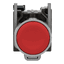 XB4BA42 - Push button, Harmony XB4, metal, flush, red, 22mm, spring ...