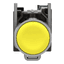 XB4BA51 - Ø22 黄色按钮 - 平头复位 - 1NO | 施耐德电气